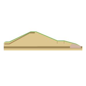 Aufbau eines Deiches – dpa-Shop
