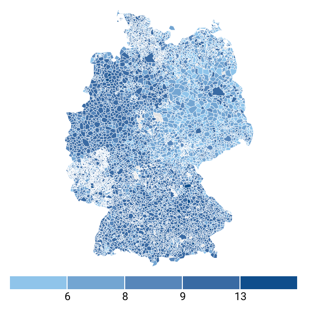 Geburten in Deutschland (Karte) – dpa-Shop