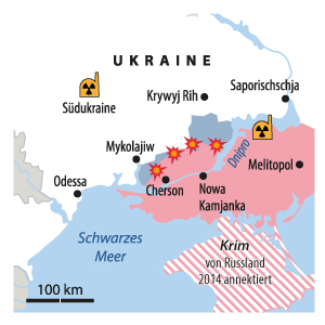 Die Lage um Cherson – dpa-Shop